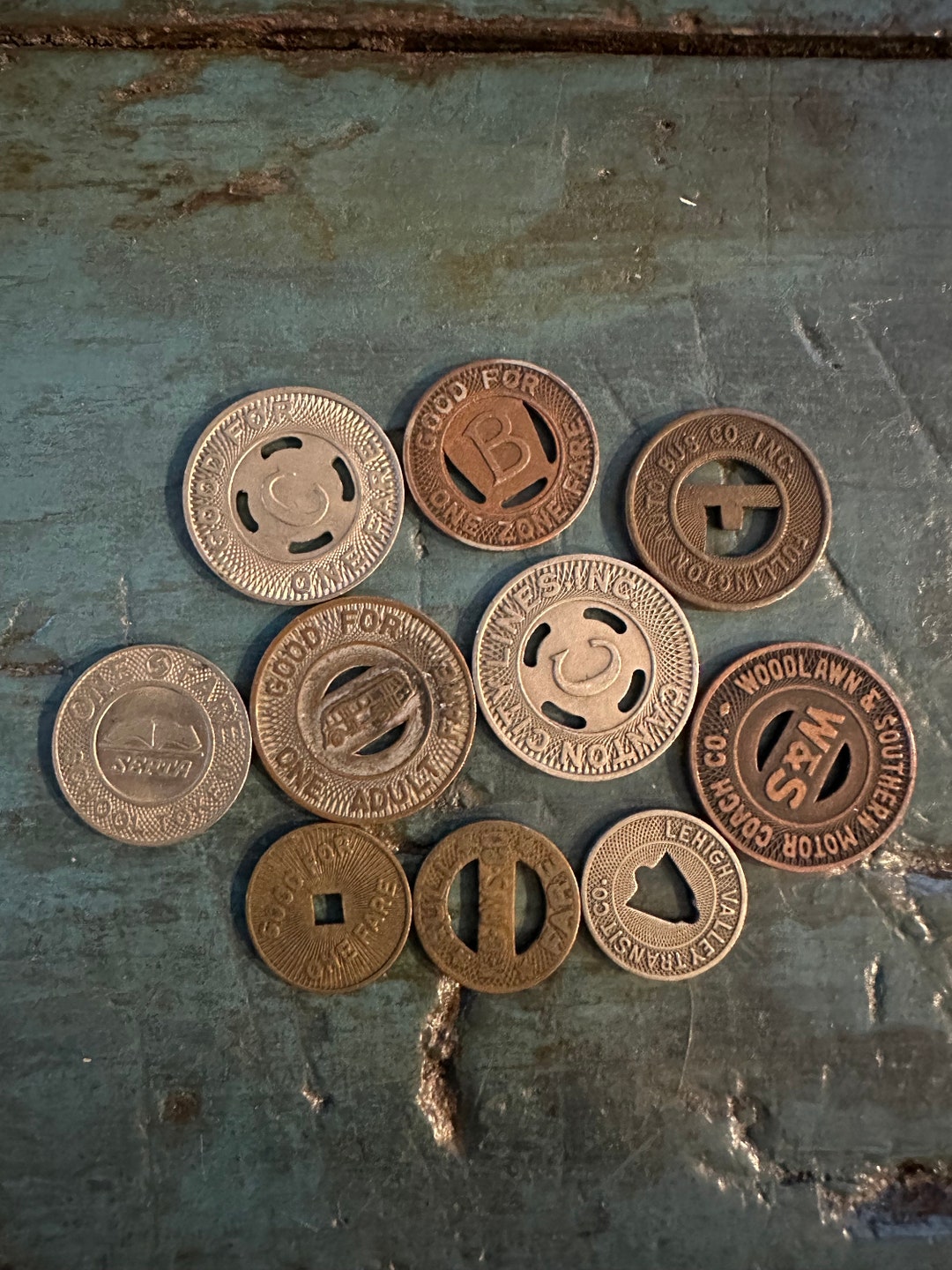 Vintage Transportation Bus Railroad Subway Token Lot of 10 - Etsy