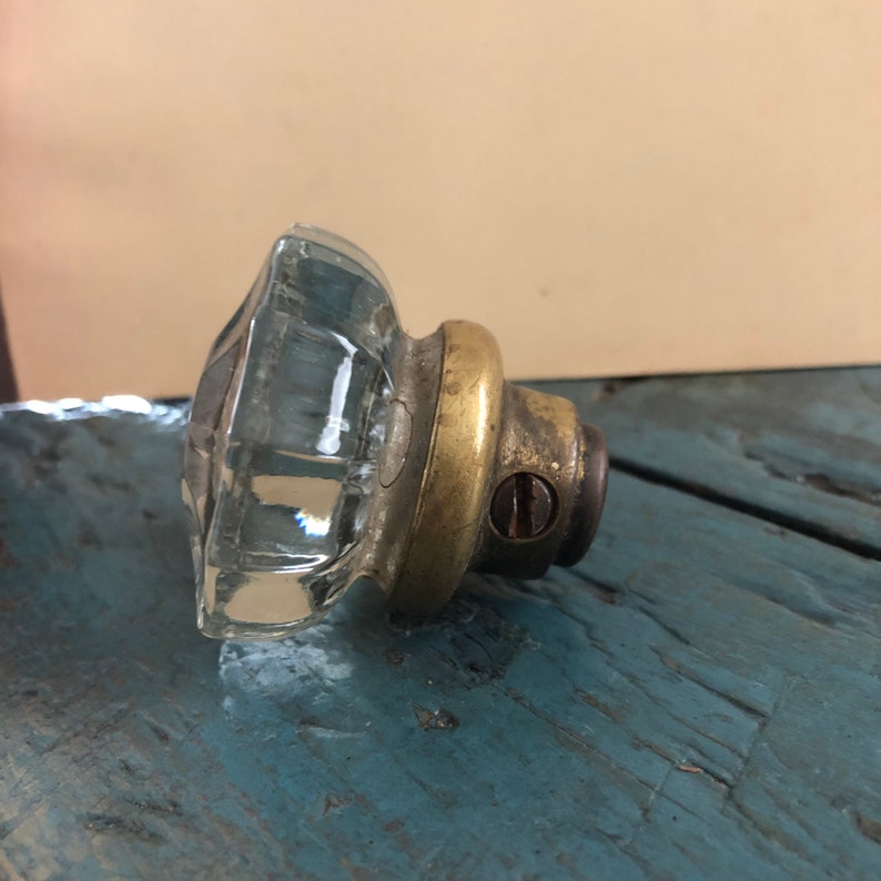 Antique Single Glass Doorknob Vintage Door Knob - Etsy