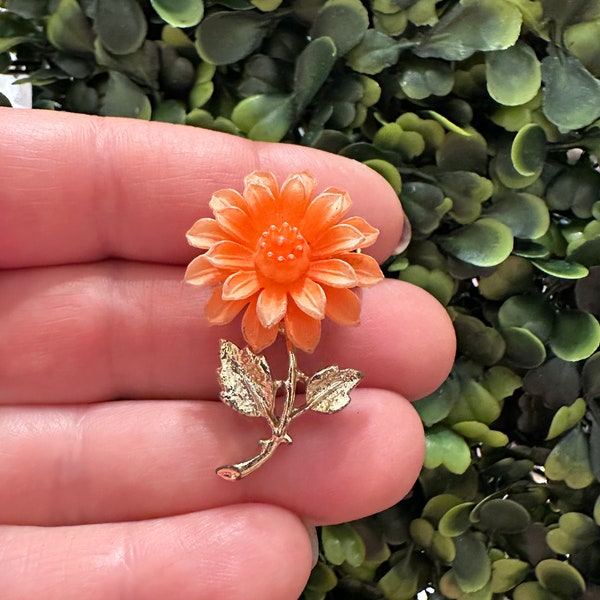 Orange Brooch - Etsy