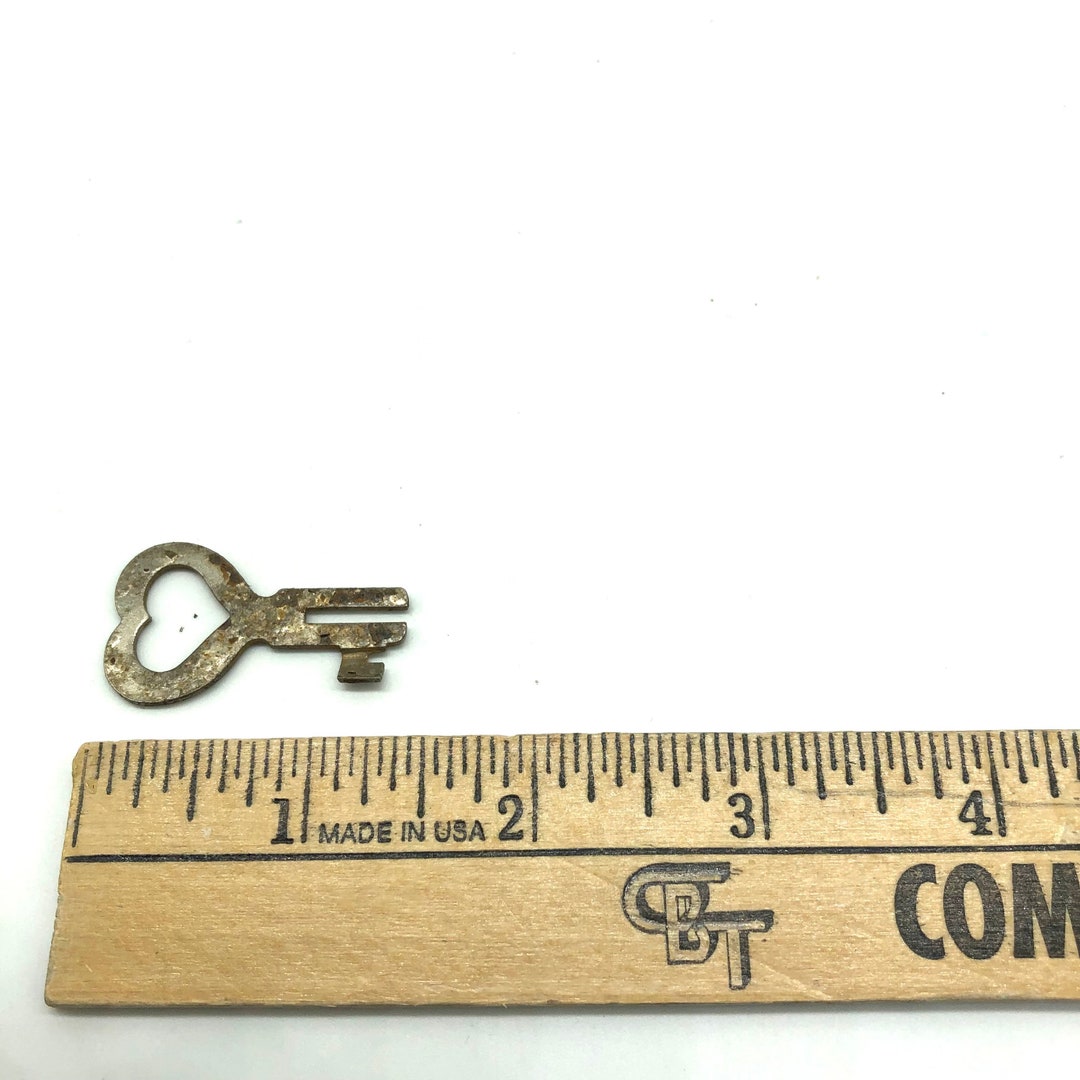 Antique Flat Key Vintage Unusual Shape and Size dark & - Etsy