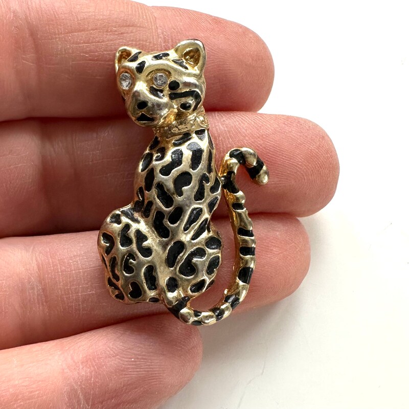 Leopard Brooch Pins Etsy