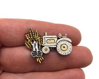 Tractor Brooch - Etsy
