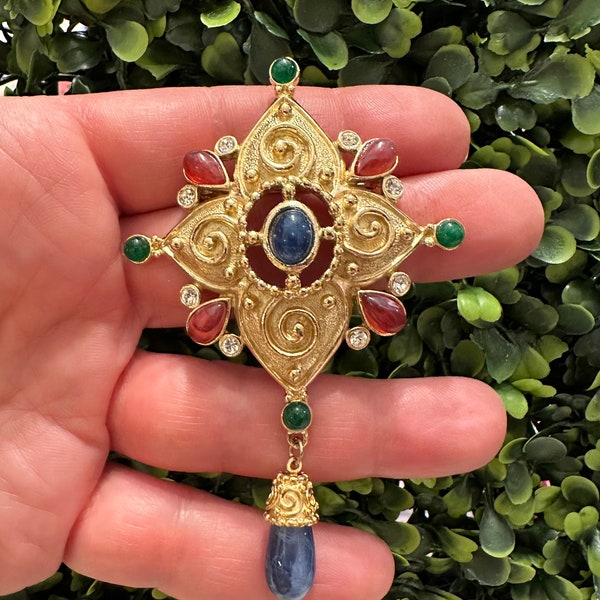 Indian Brooch - Etsy