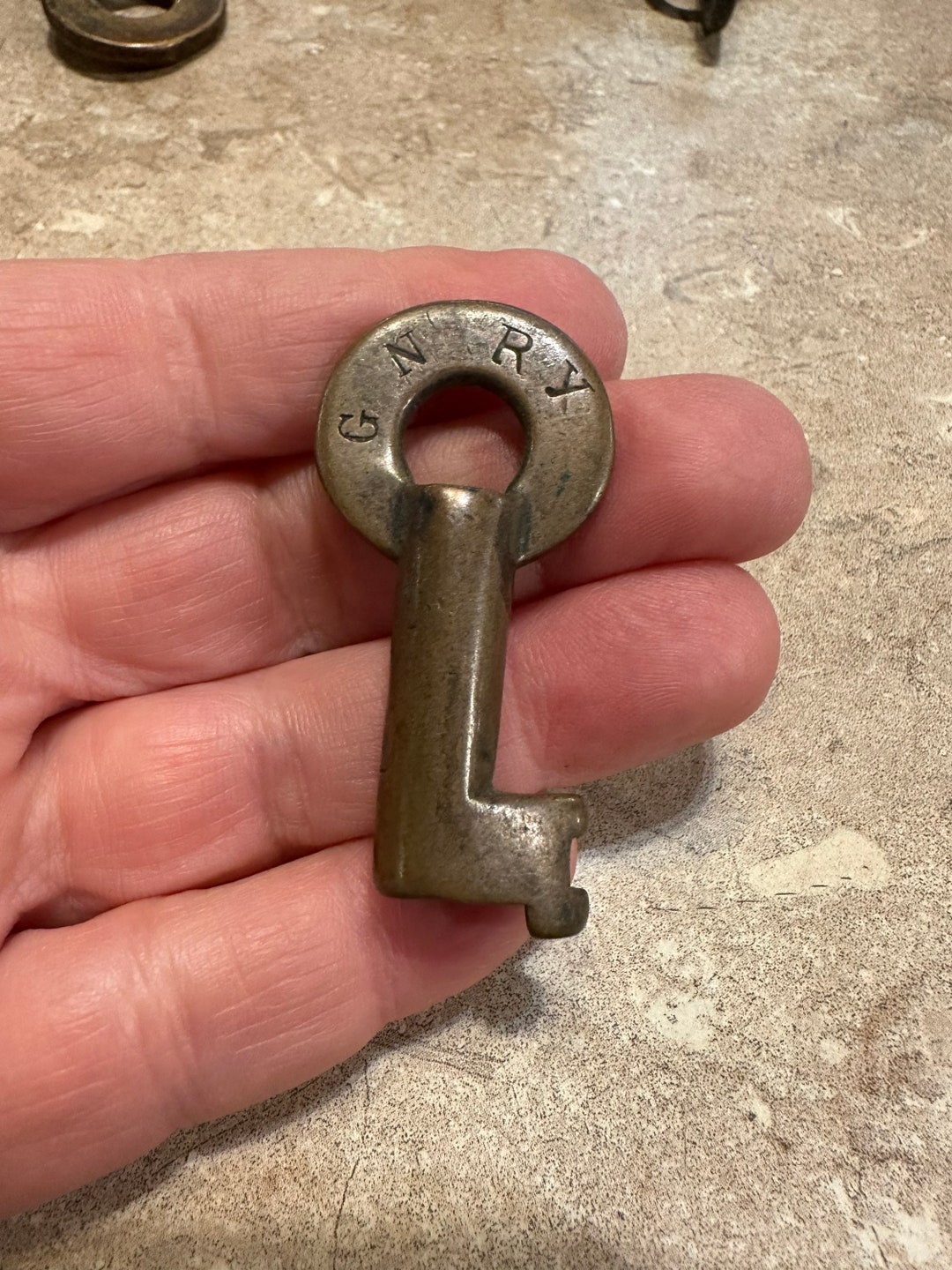 Vintage Brass Railroad Key Great Northern Railroad Switch Key - Etsy