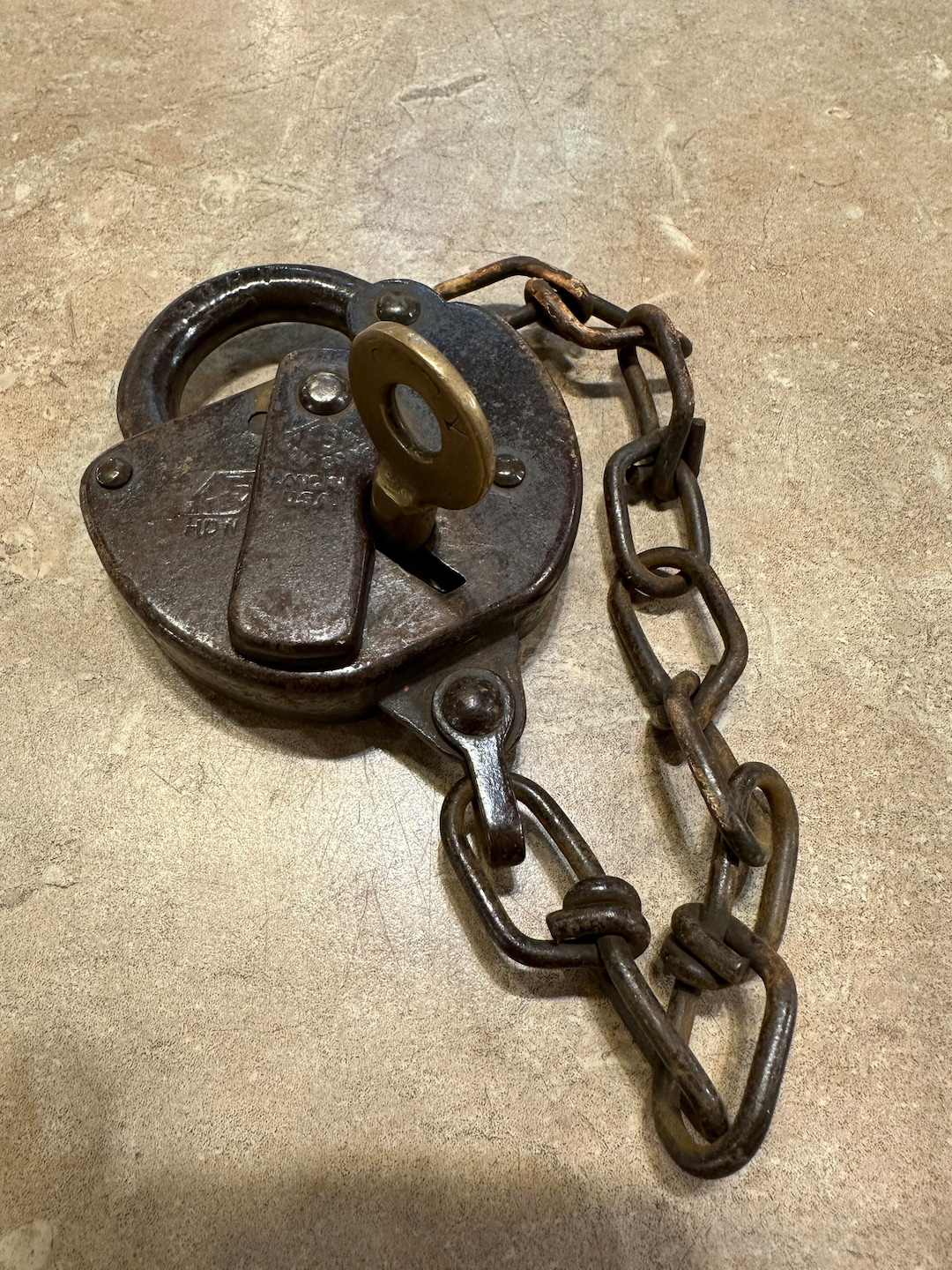 Vintage Brass Railroad Key Great Northern Railway Lock Set - Etsy