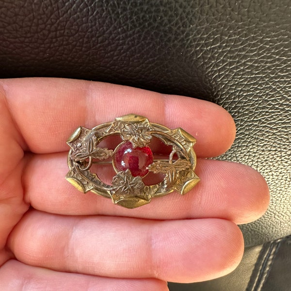 Cabochon Brooch Pin - Etsy