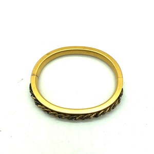 Vintage Signed S.O. Bigney & Co Edwardian Gold Tone Bangle Bracelet ...