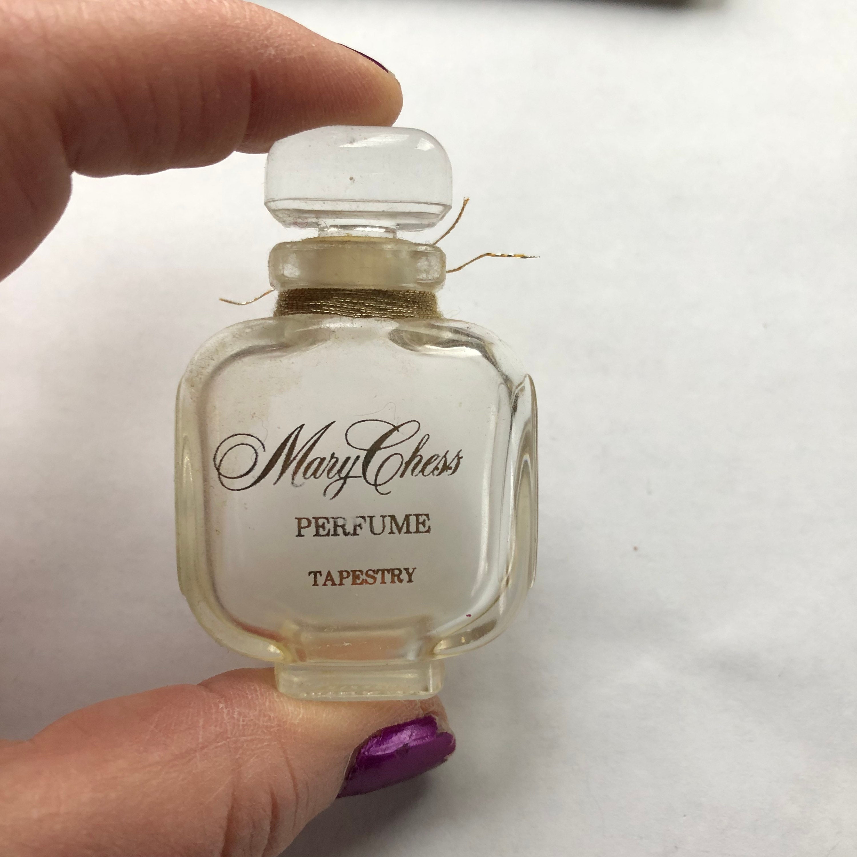 Rare Vintage Mary Chess Perfume Bottle Tapestry Made in France - Etsy UK