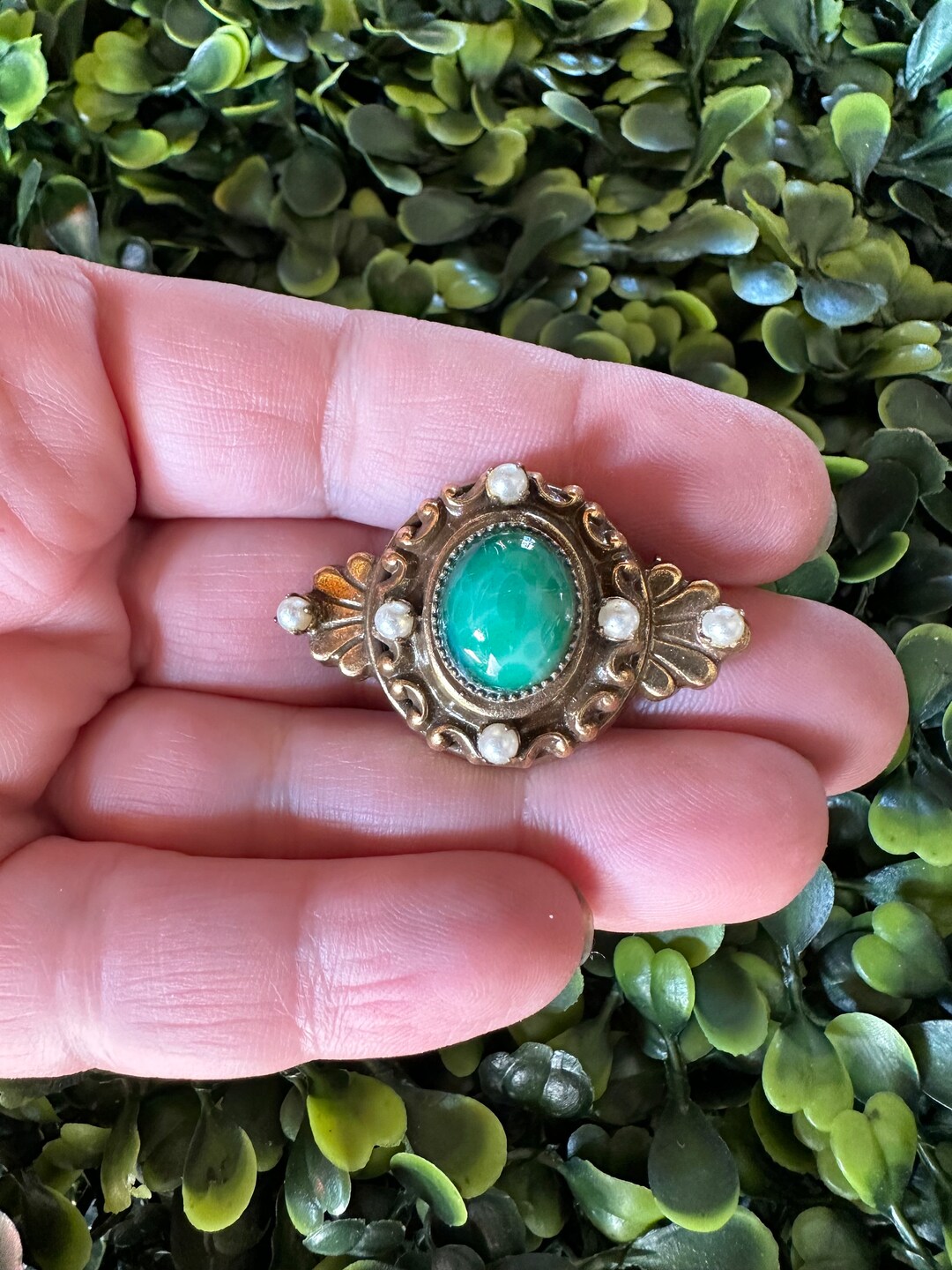 Vintage Jewelry Brooch Beautiful Signed Original by Robert Red Green ...