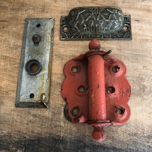 Vintage Hardware Parts Salvaged Distressed Patina Altered Art Supply ...