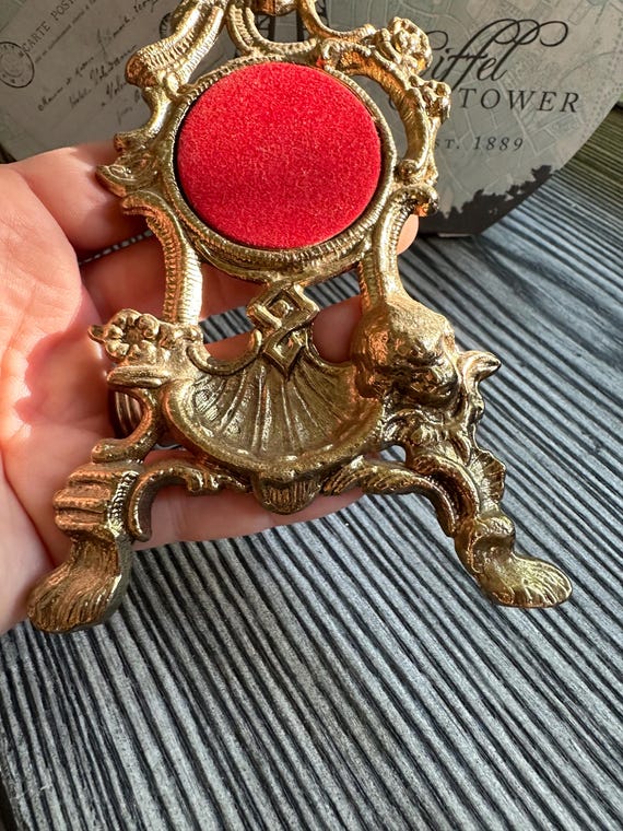 Vintage Pocket Watch Display Stand with Cherub Angel … - Gem