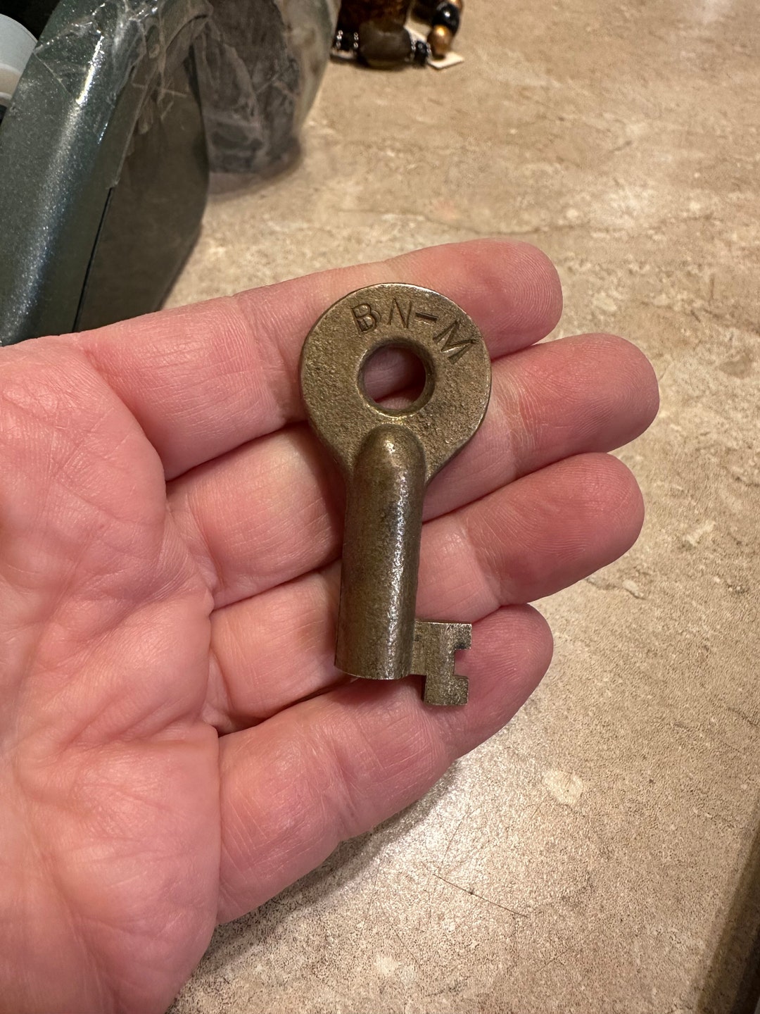 Vintage Brass Railroad Key BN BURLINGTON NORTHERN - Etsy