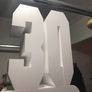 Foam Letters - Personalized, Standing, Thick Foam Letters - 30" Tall ...