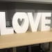 Large LOVE Foam Letters, , Table Base Letters, Big Letters, Styrofoam ...