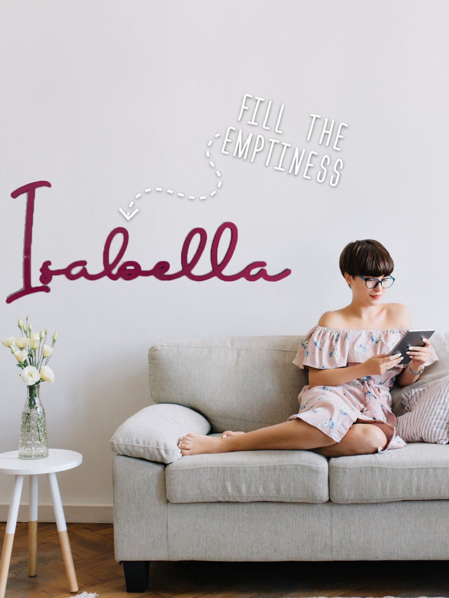 Wood Name Sign Custom Name Sign Personalized Wood Name | Etsy