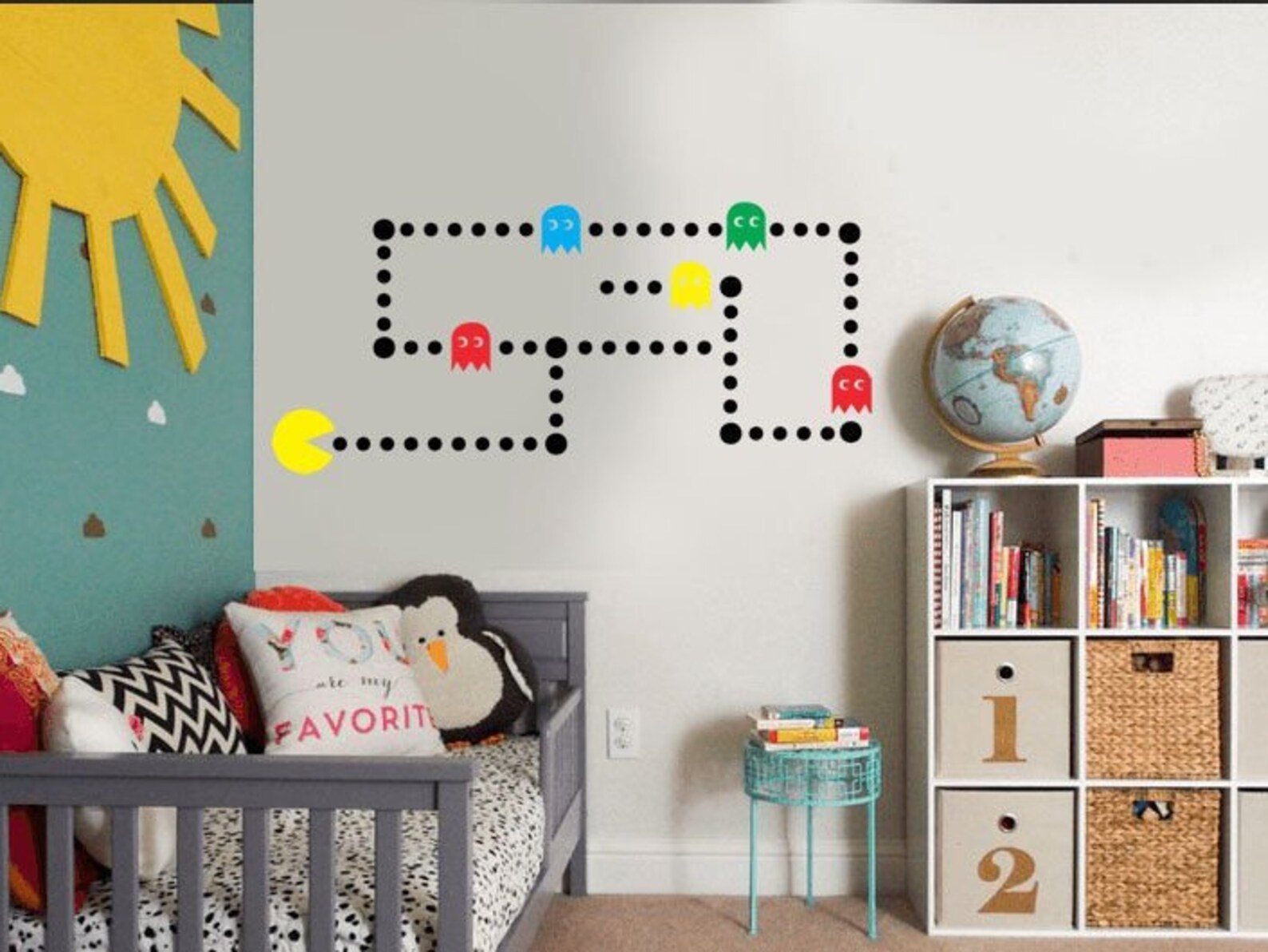 Kids Room Wall Art Packman Vinyl Wall Decal Home Wall | Etsy