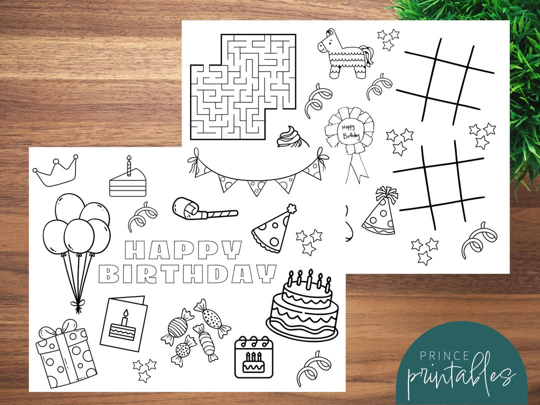 Happy Birthday Coloring Sheets | Coloring Sheets | Birthday Kids ...