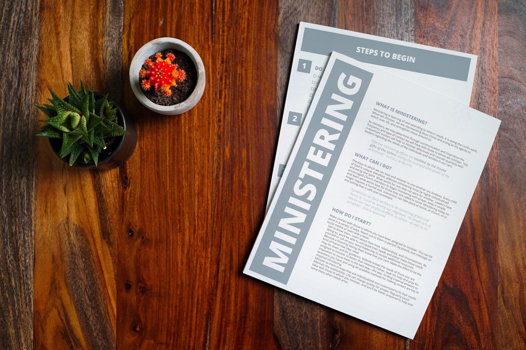 LDS Ministering Ideas Packet - Etsy