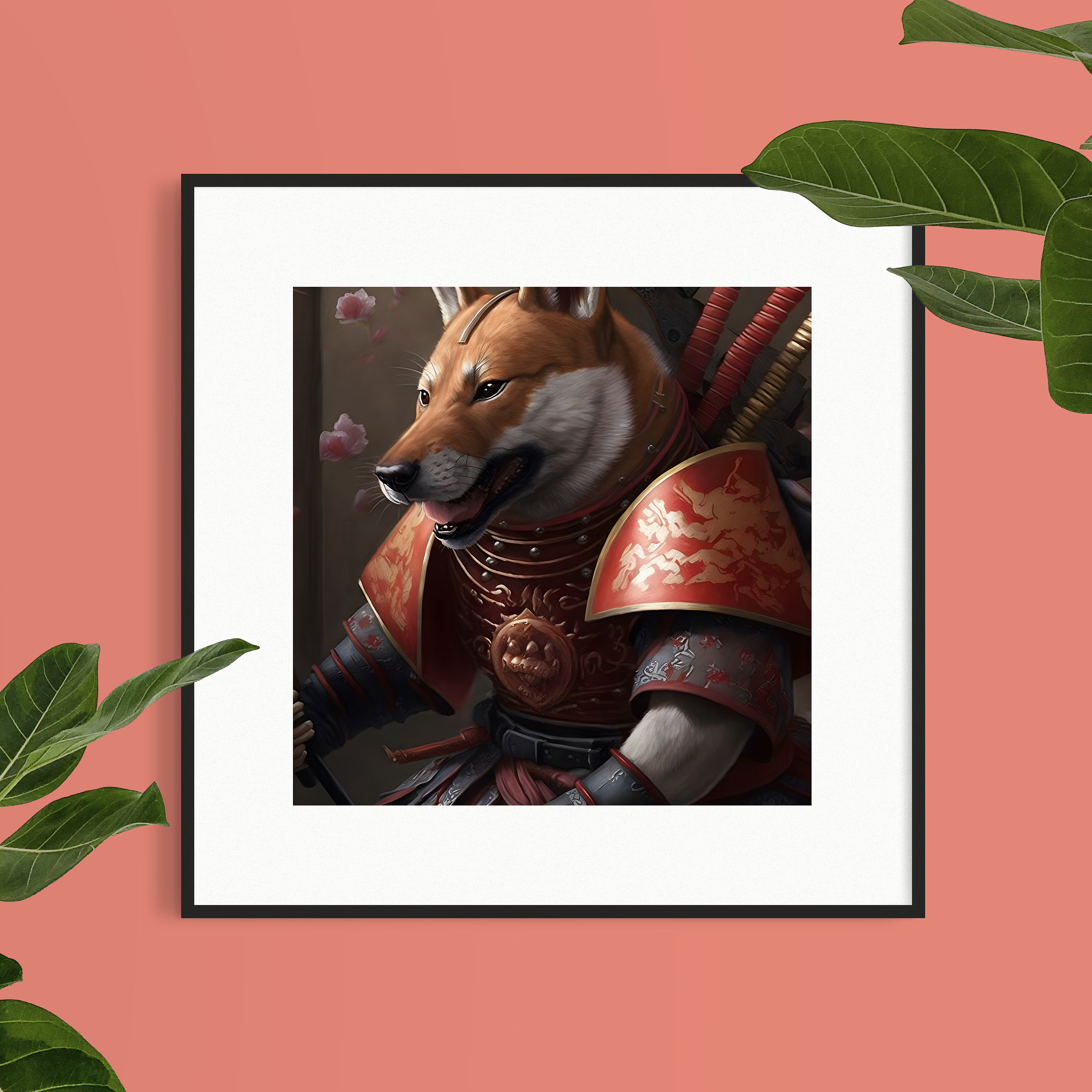 Shiba Inu Fantasy Poster Fantasy Pet Portrait Colorful Art - Etsy