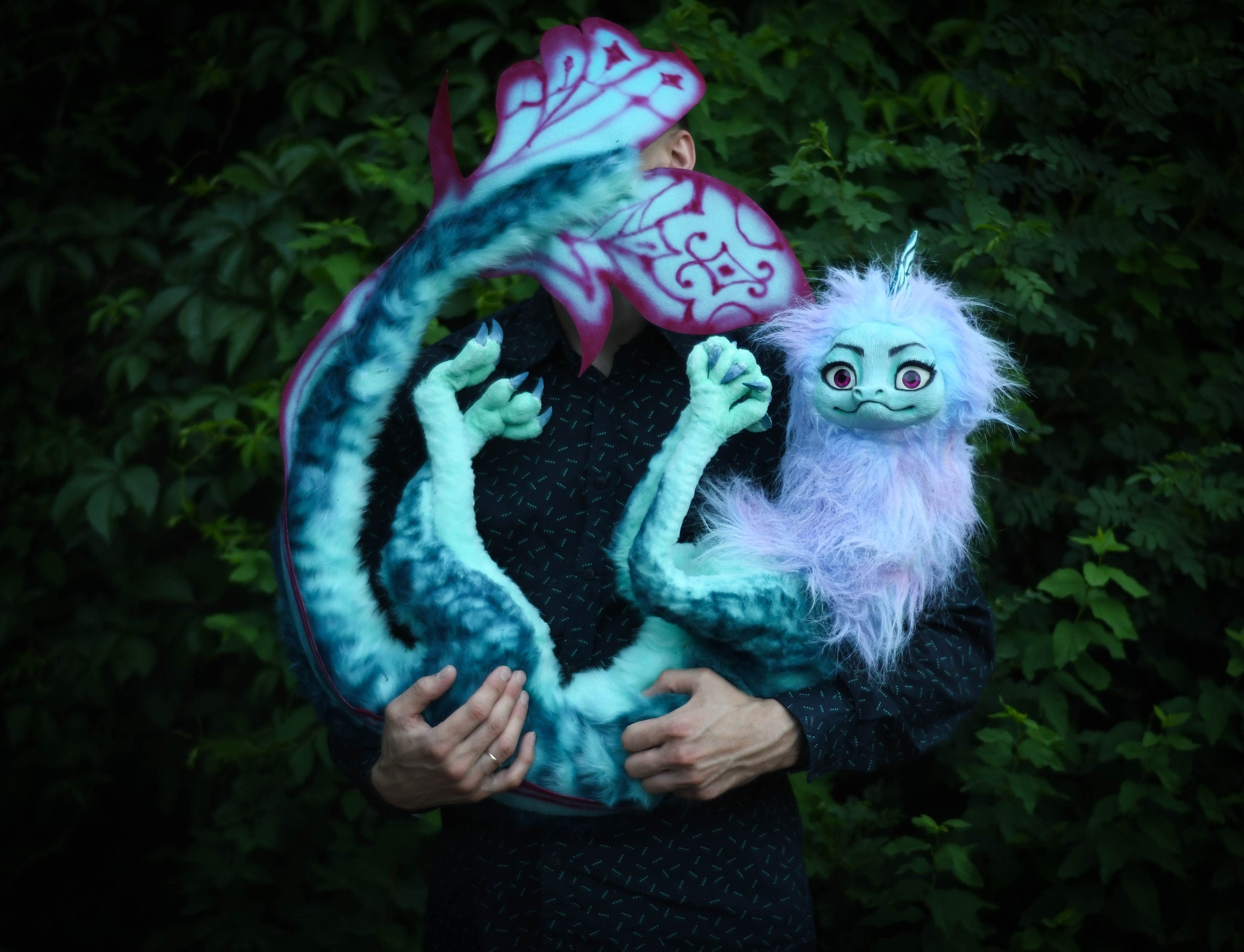 Sisu datu big dragon art doll plush raya last kumandra full | Etsy