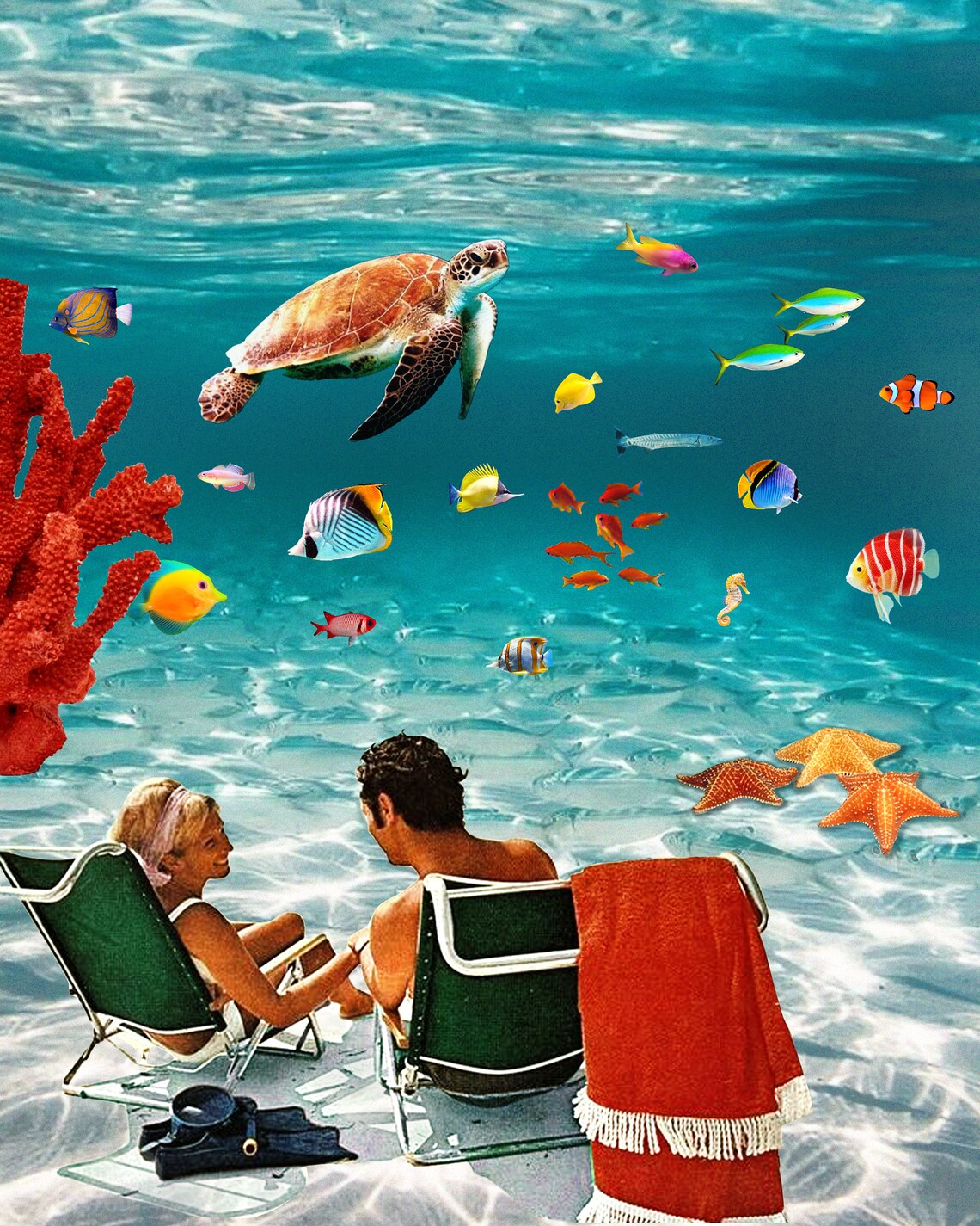 Fish Friends - Art Print or Digital Download - Etsy