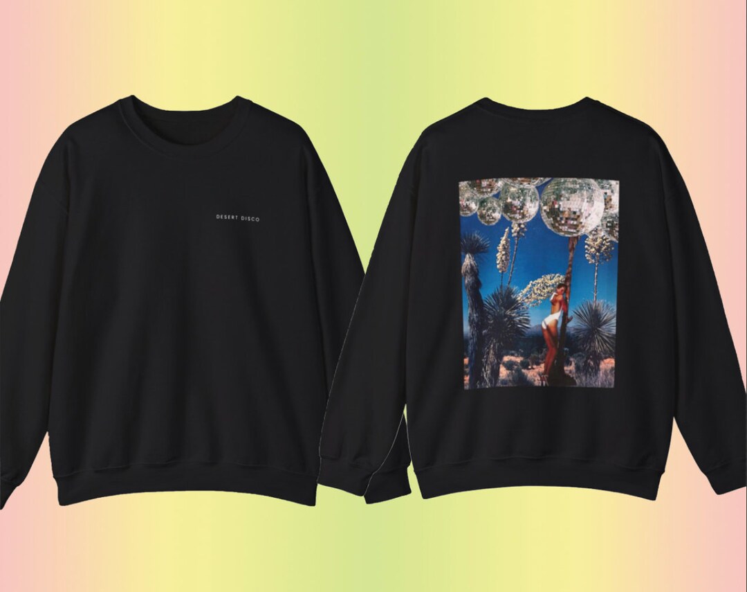 Original Art Crewneck Sweatshirt- "desert Disco" by Linz Sepe - Etsy