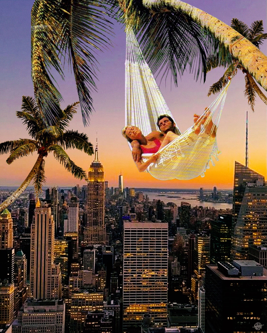 Staycation Art Print Multiple Sizes - Etsy