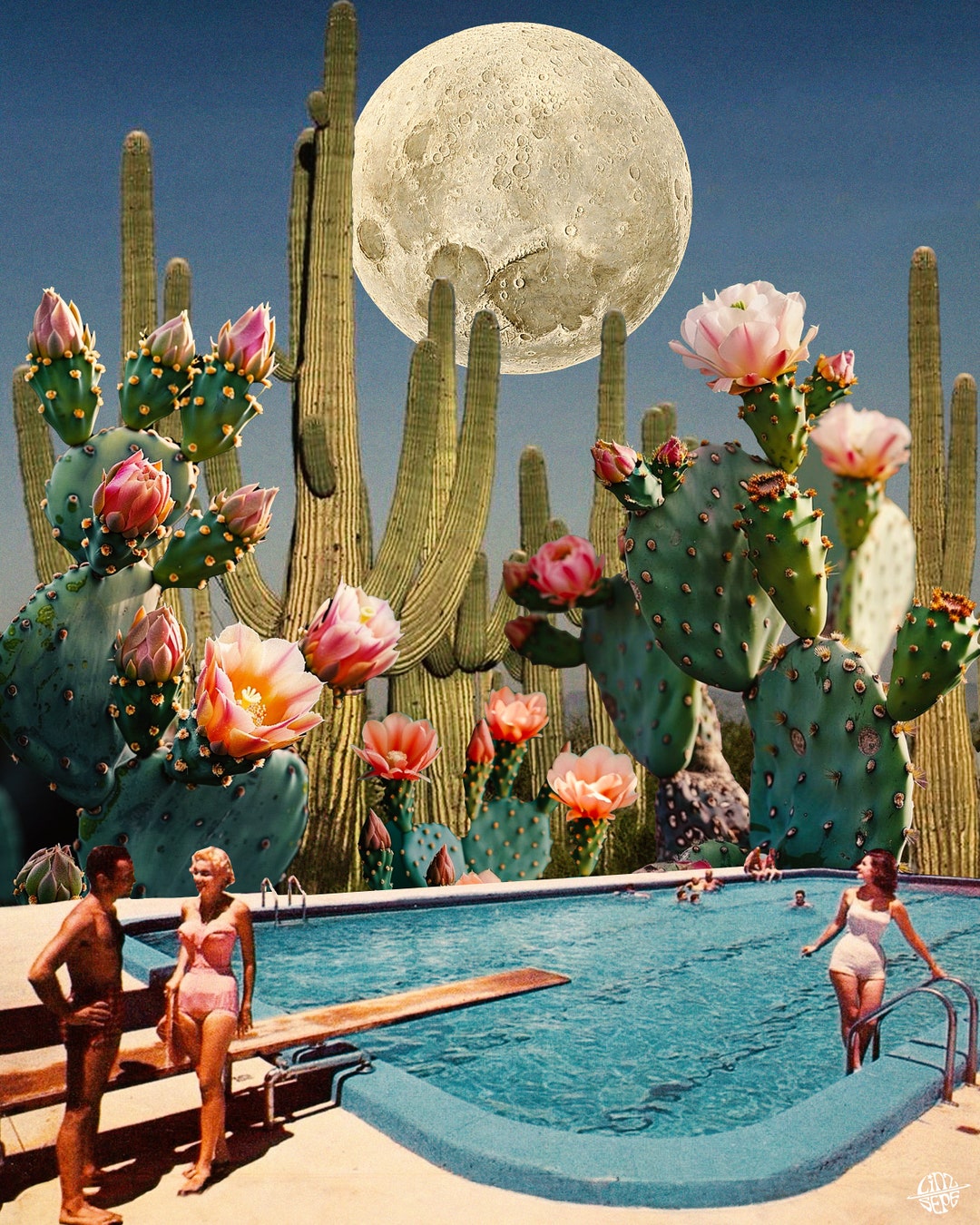 Oasis - Art Print or Digital Download - Etsy