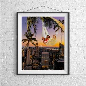 Staycation - Art Print or Digital Download - Etsy