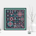 Sampler Cross Stitch Pattern, Modern Cross Stitch Pattern, Colorful ...