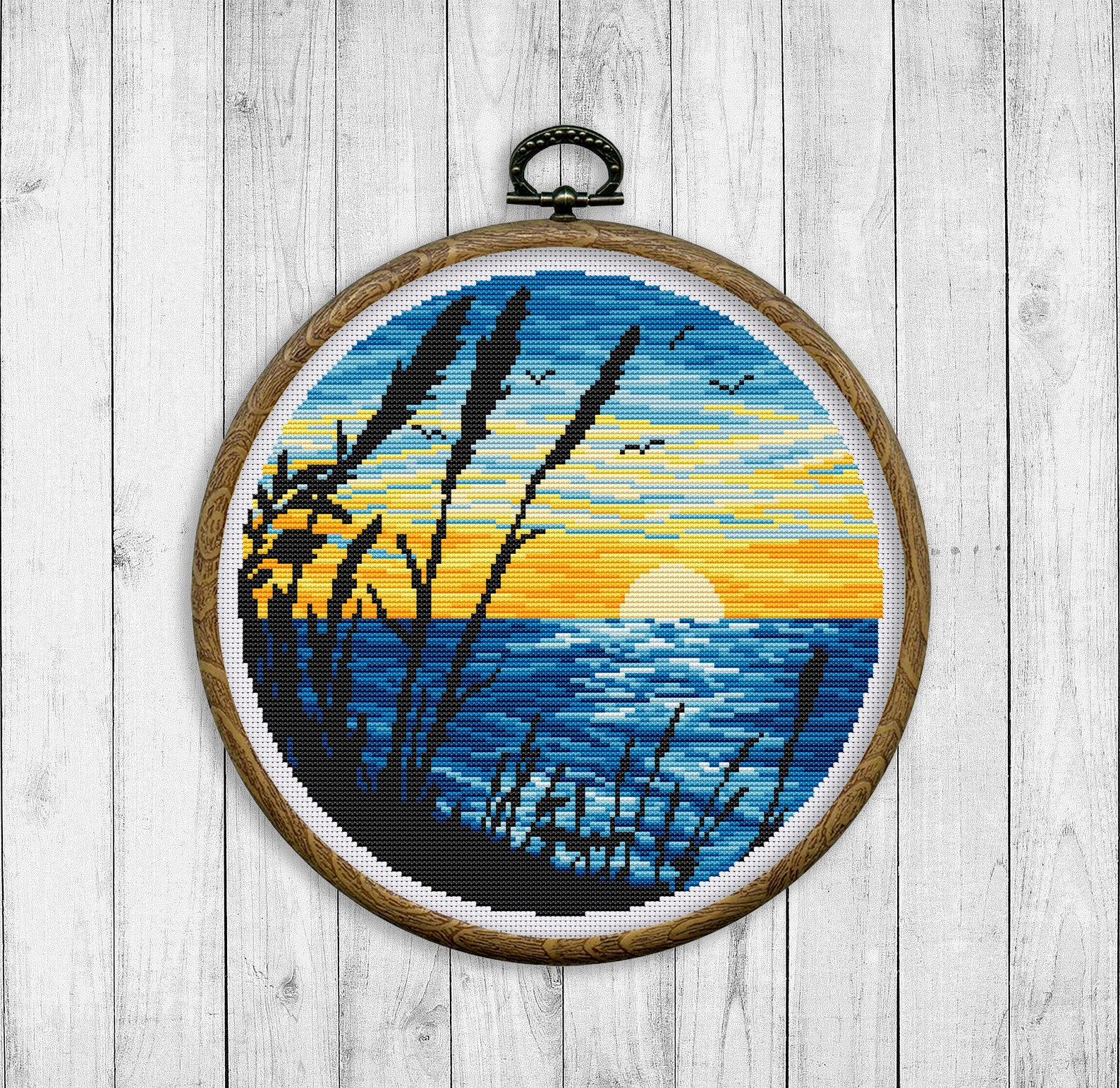 Nature Cross Stitch Pattern Landscape Cross Stitch Pattern - Etsy