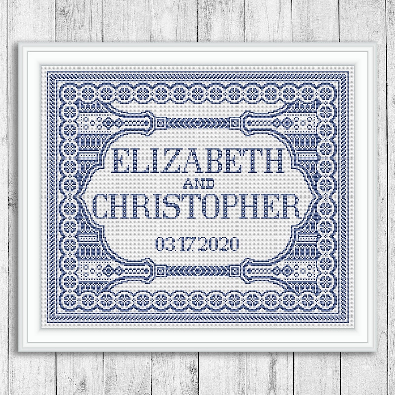 Wedding Cross Stitch - Etsy