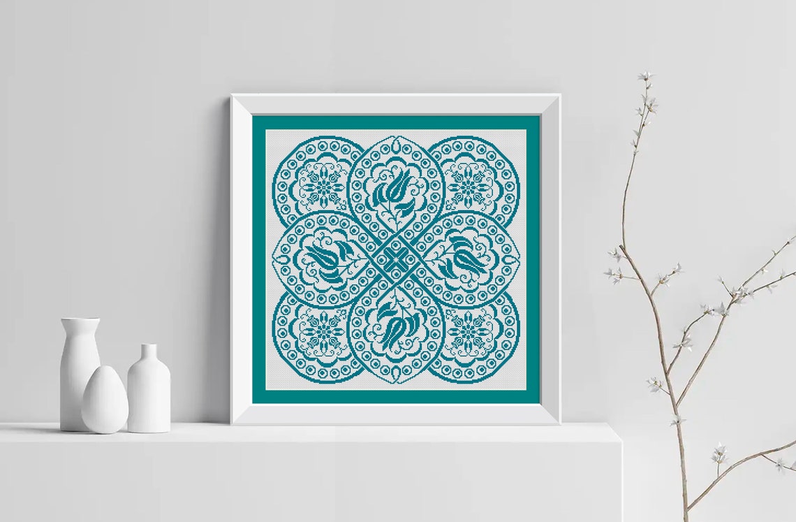 Cross Stitch Pattern Sampler Modern Cross Stitch Pattern | Etsy