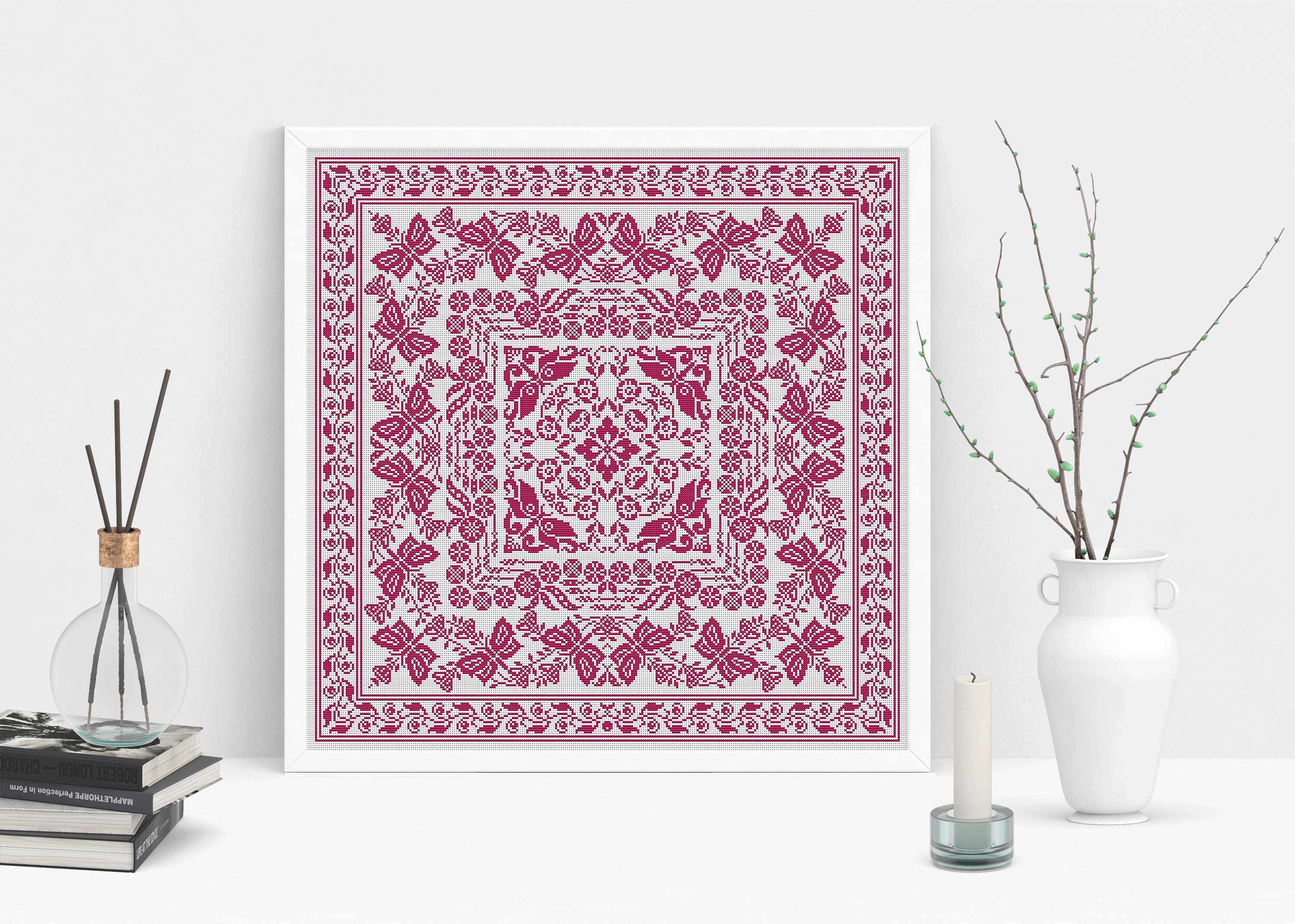 Cross Stitch Pattern Sampler Modern Cross Stitch Pattern | Etsy