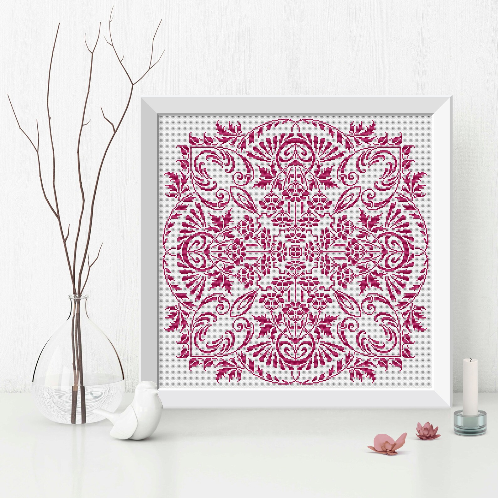 Sampler Cross Stitch Pattern Modern Cross Stitch Pattern | Etsy