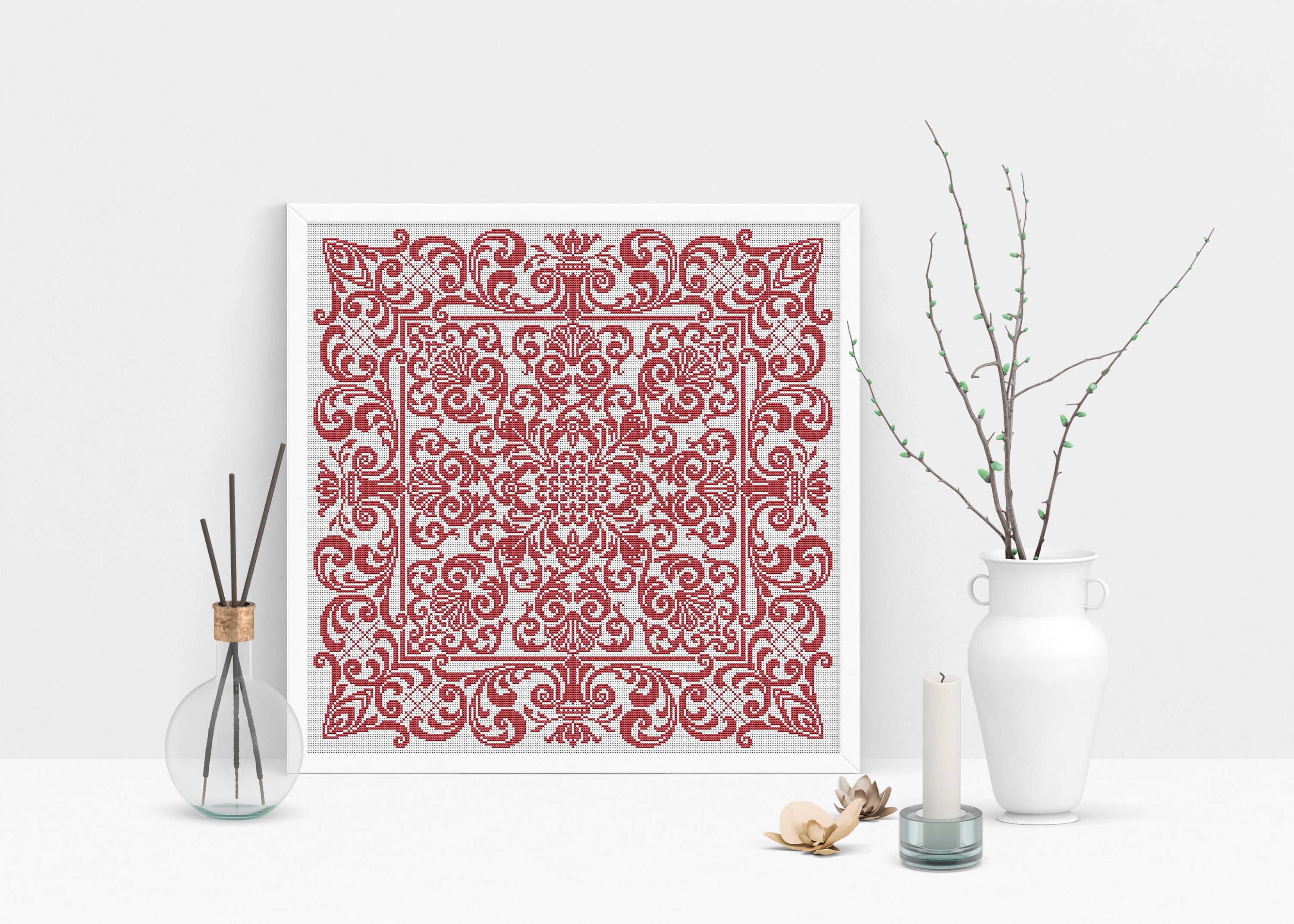 Modern Cross Stitch Pattern Sampler Cross Stitch Pattern | Etsy