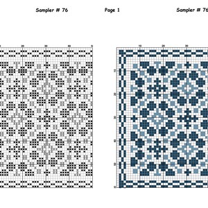 Sampler Cross Stitch Pattern, Square Ornament Cross Stitch Pattern ...