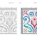 Sampler Cross Stitch Pattern, Modern Cross Stitch Pattern, Colorful ...