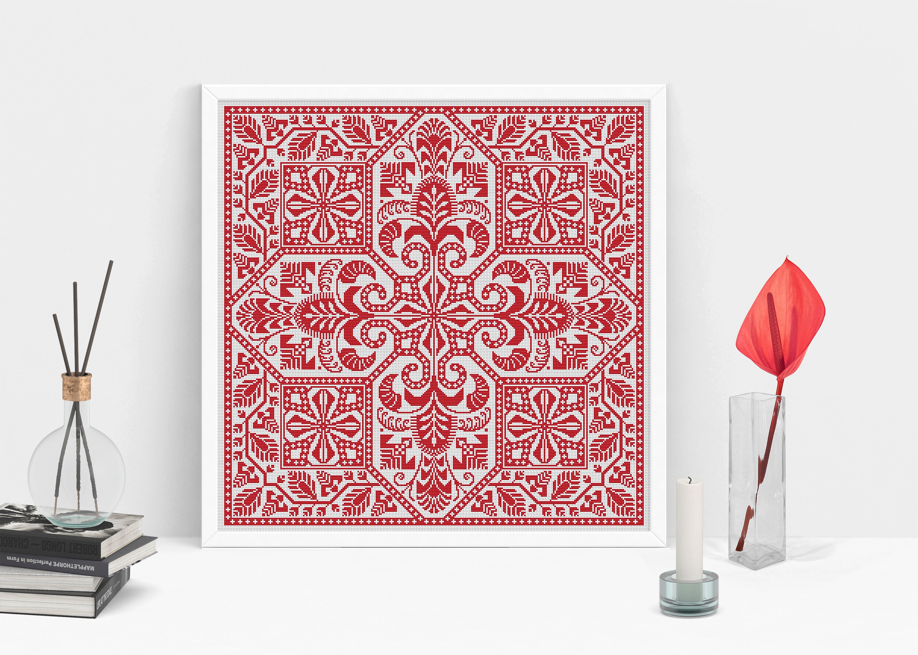 Cross Stitch Pattern Sampler Modern Cross Stitch Pattern | Etsy