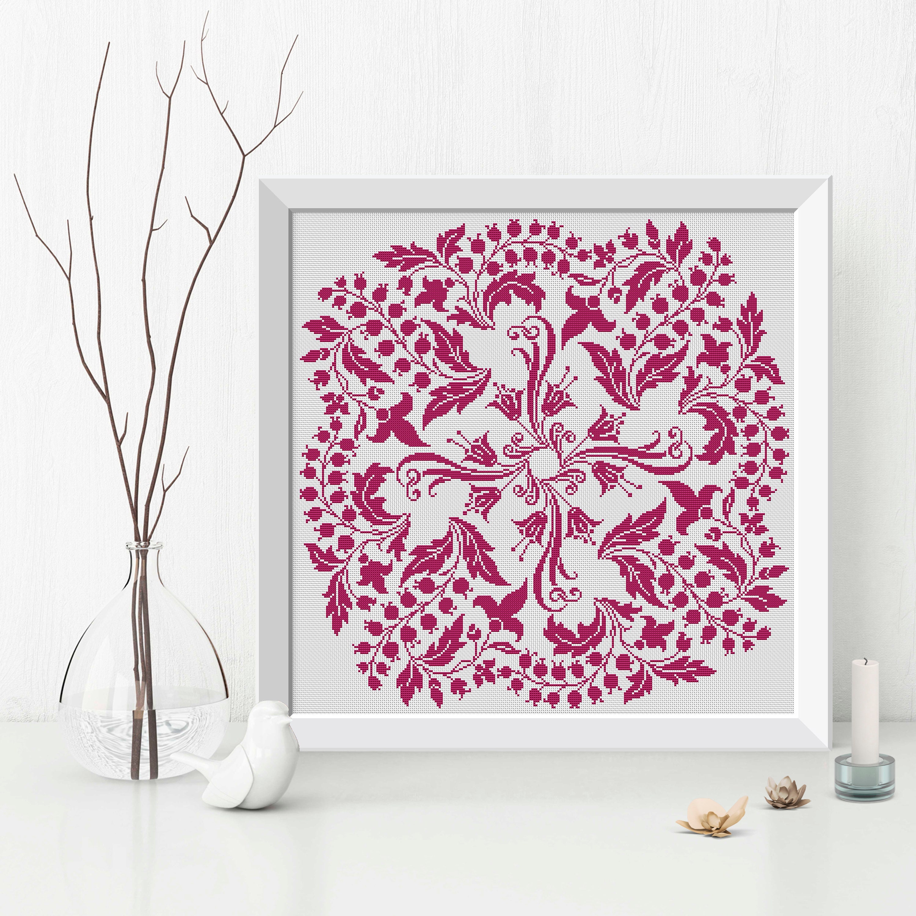 Sampler Cross Stitch Pattern Modern Cross Stitch Pattern | Etsy