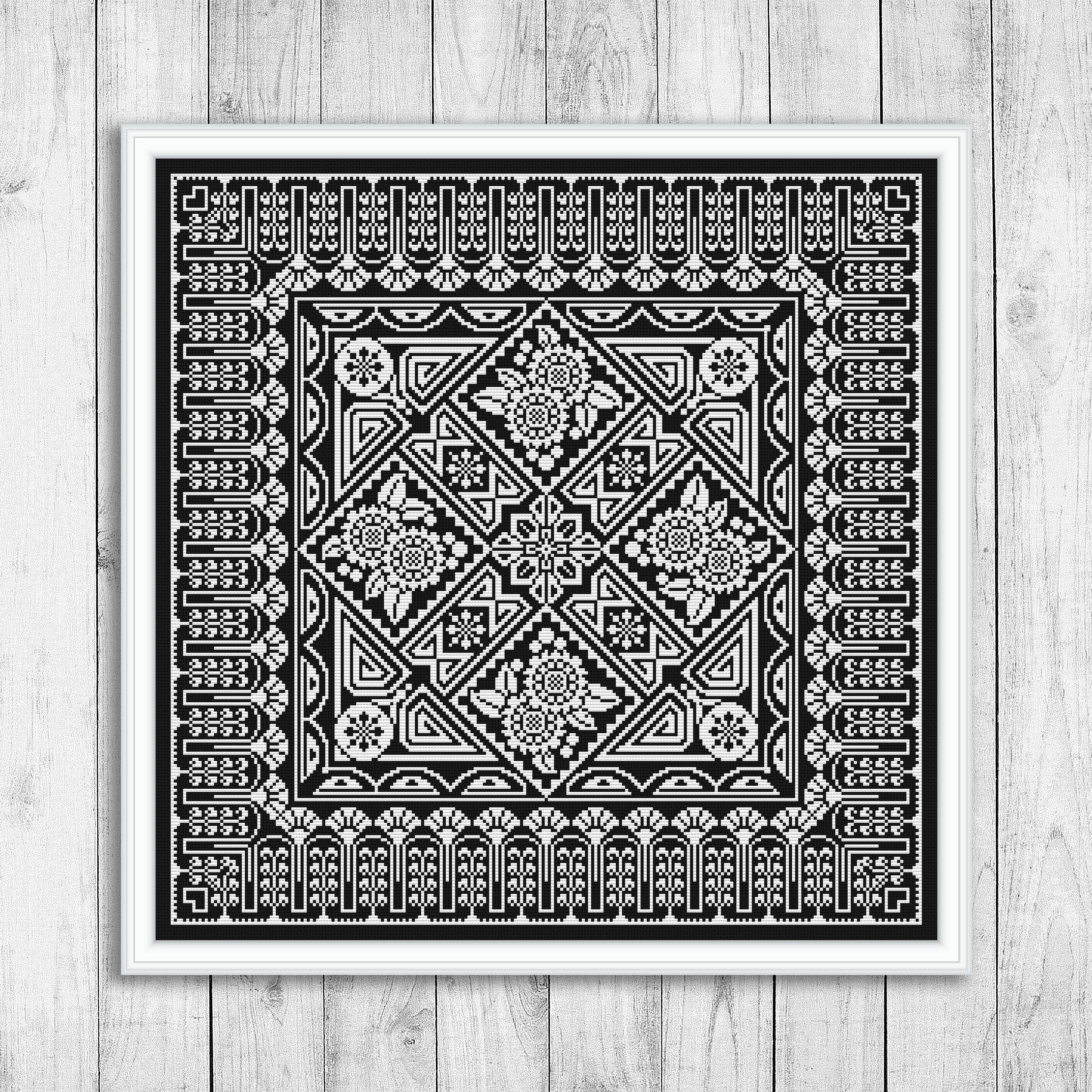 Modern Cross Stitch Pattern Sampler Cross Stitch Pattern | Etsy