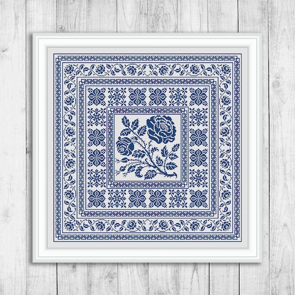 Sampler Cross Stitch Pattern - Etsy