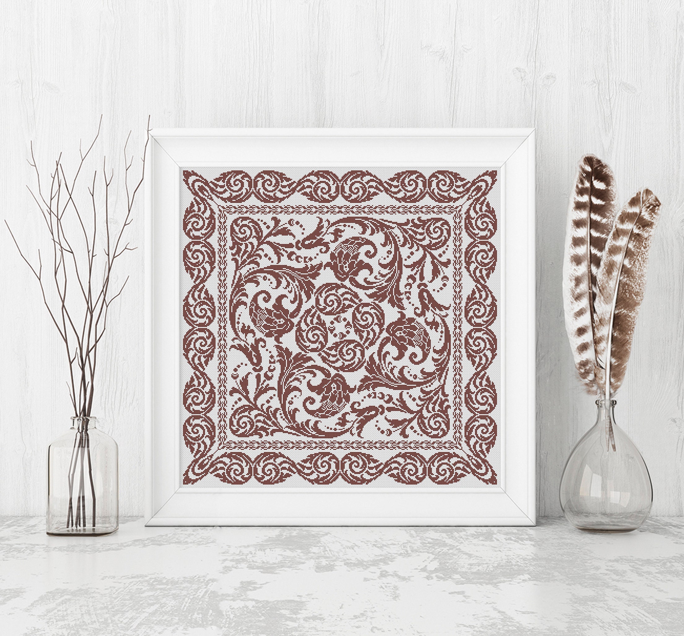 Cross Stitch Pattern Sampler Modern Cross Stitch Pattern | Etsy