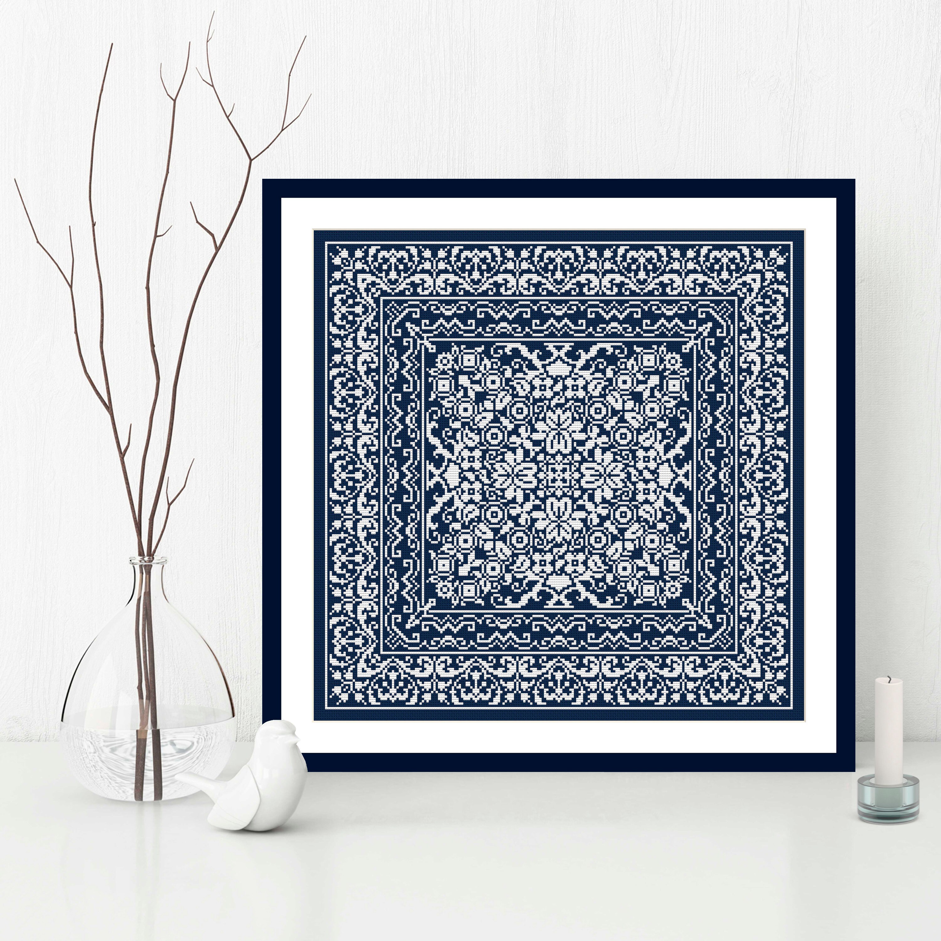 Modern Cross Stitch Pattern Sampler Cross Stitch Pattern | Etsy