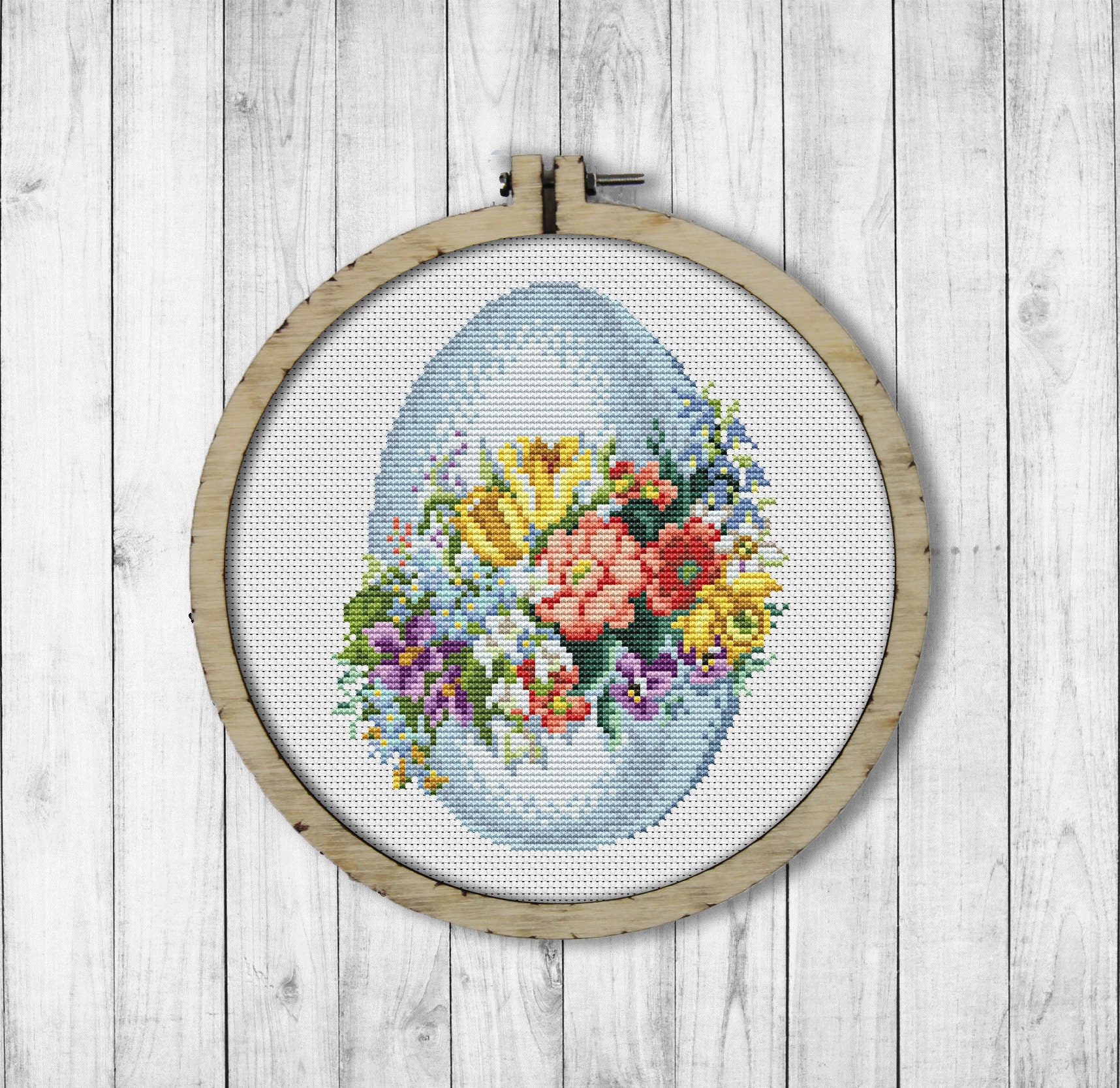 Easter Egg Cross Stitch Pattern Easter Cross Stitch Easter | Etsy