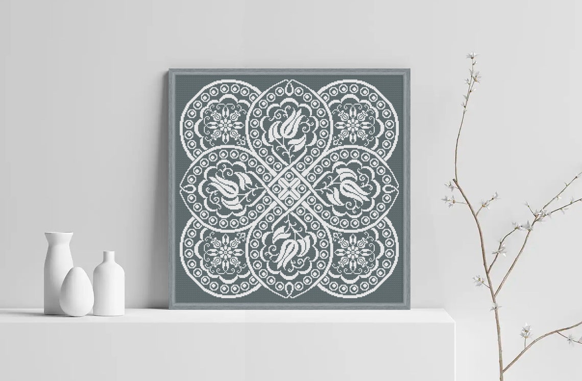 Cross Stitch Pattern Sampler Modern Cross Stitch Pattern | Etsy