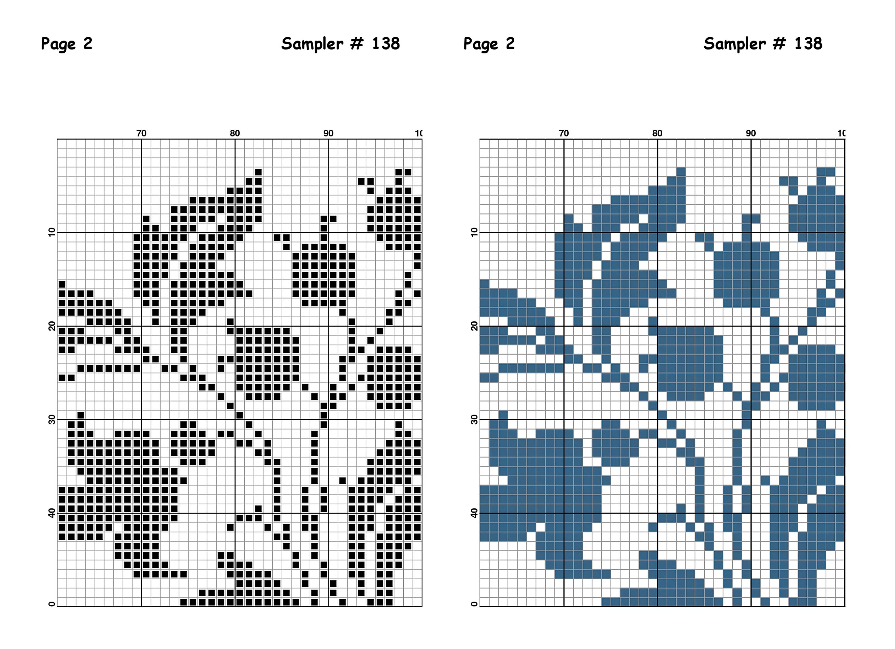 Sampler Cross Stitch Pattern Modern Cross Stitch Pattern | Etsy