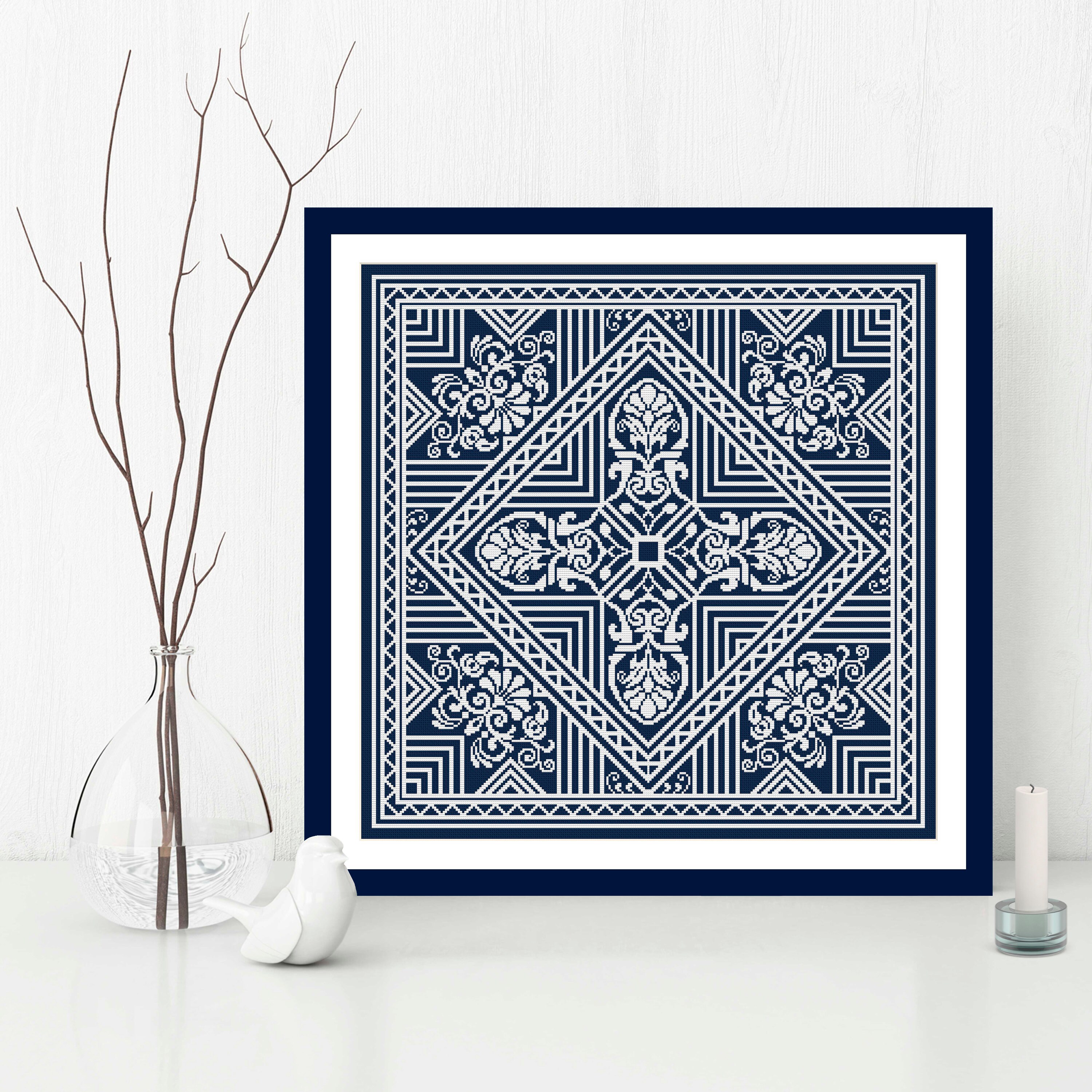 Cross Stitch Pattern Sampler Modern Cross Stitch Pattern | Etsy