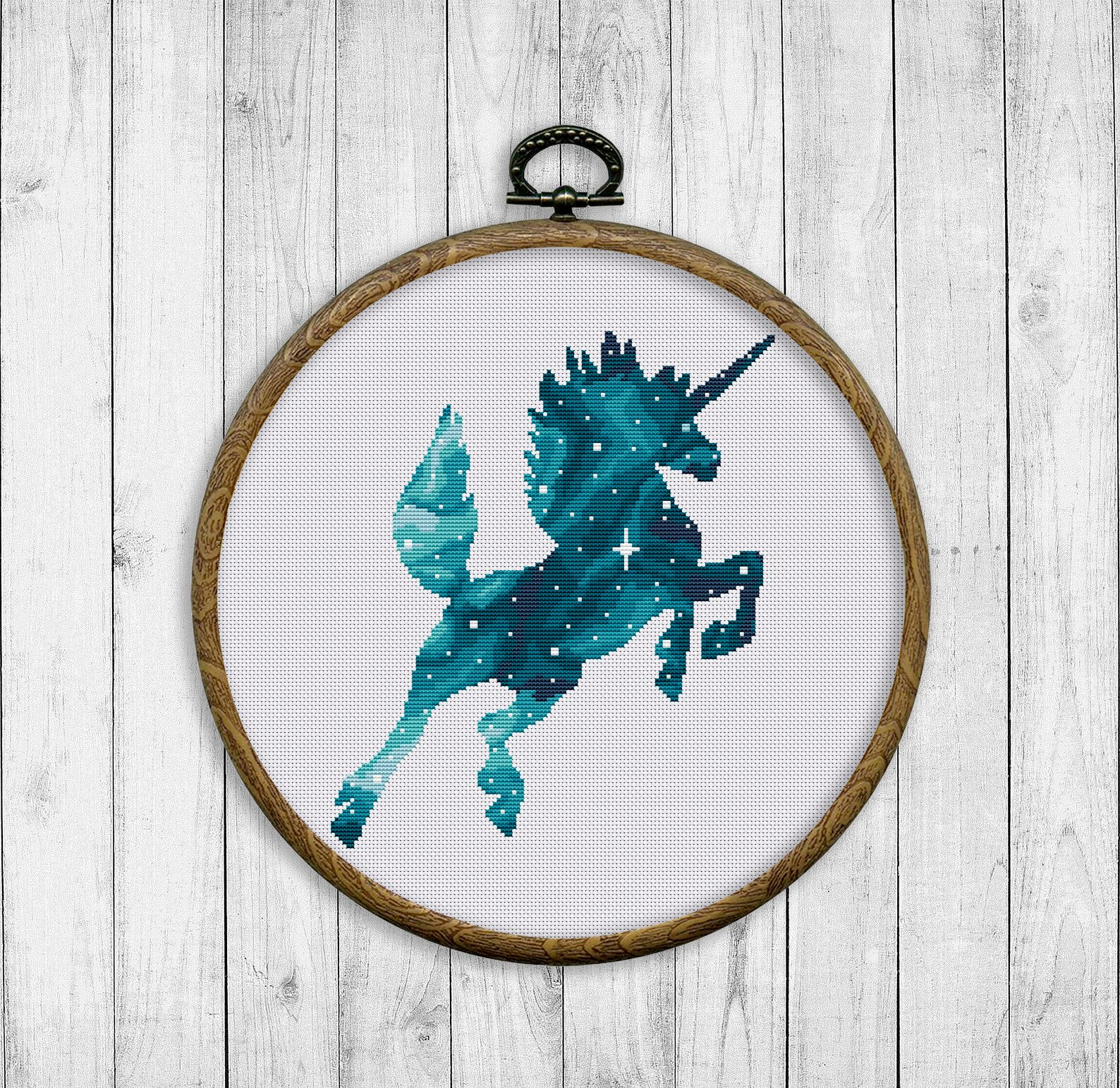 Unicorn Cross Stitch Pattern Nature Counted Cross Stitch - Etsy
