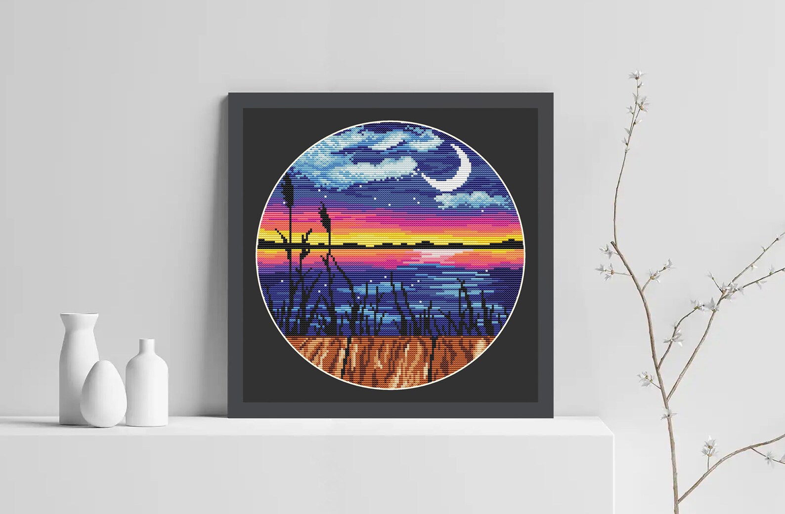 Nature Cross Stitch Pattern Landscape Cross Stitch Pattern - Etsy